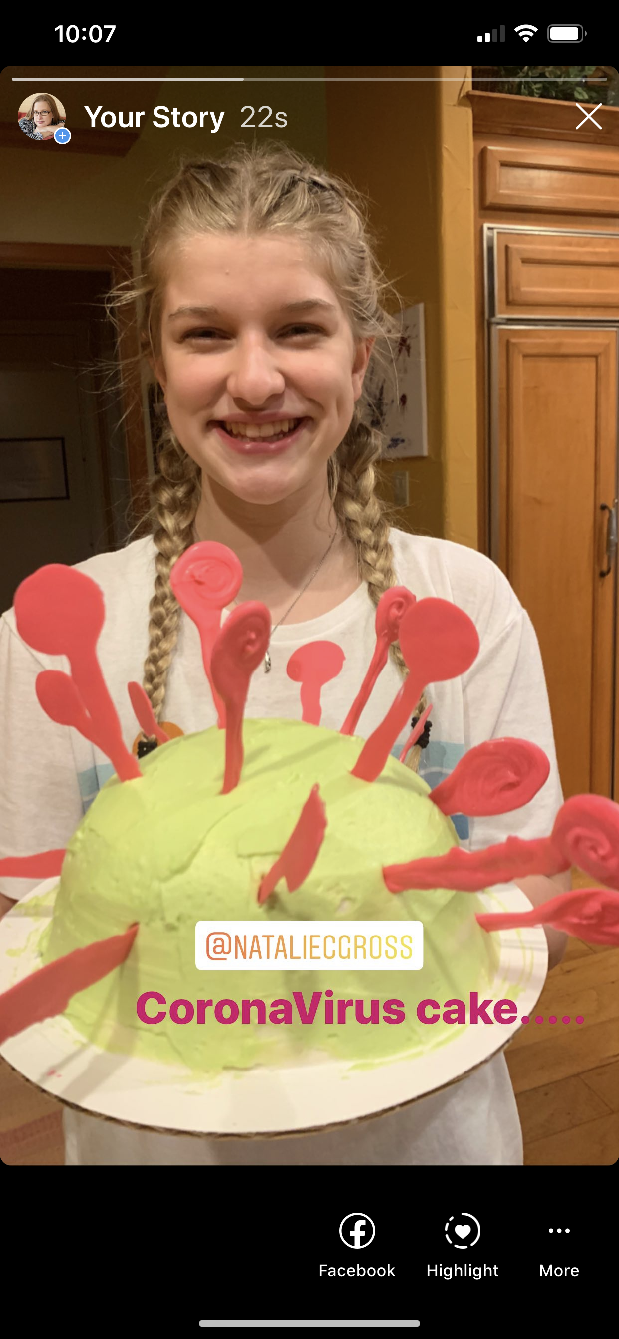 CoronaVirus cake...